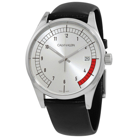Calvin Klein Completion Quartz Silver Dial Men's Watch KAM211CY ...