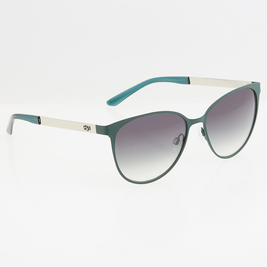 Calvin Klein Green Gradient Round Ladies Sunglasses CK20139S 300 58 ...