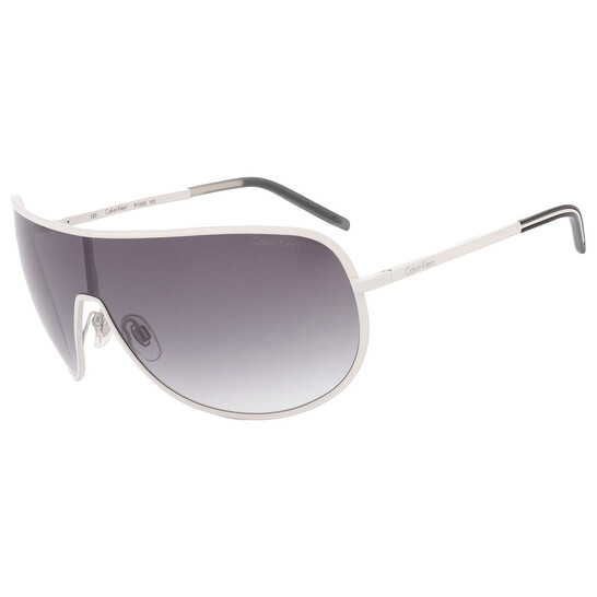 Calvin Klein Grey Gradient Shield Men's Sunglasses CKR120S 103 66 ...