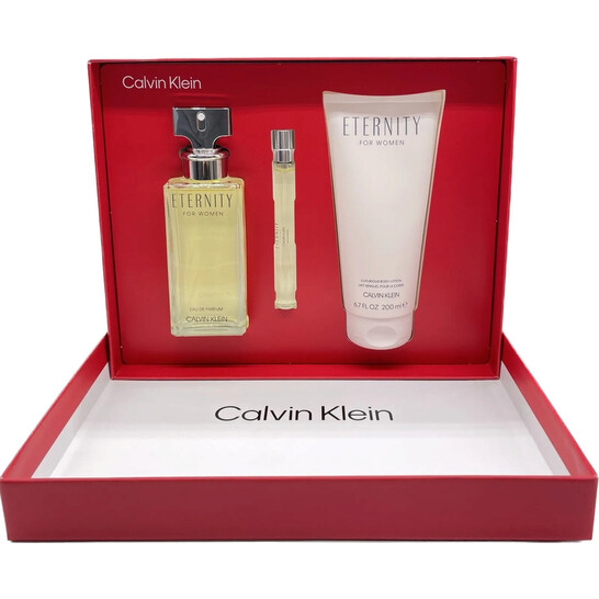 Calvin Klein Ladies Eternity Gift Set Fragrances 3616303455163 ...