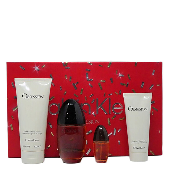 Calvin Klein Ladies Obsession Gift Set Fragrances 3616304678530 ...