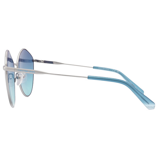 Calvin Klein Light Blue Oval Ladies Sunglasses CKJ22202S 040 61 ...