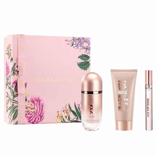 Carolina Herrera Ladies 212 Vip Rose Gift Set Fragrances 8411061092446 ...