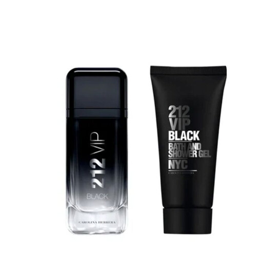 Carolina Herrera Men's 212 VIP Black Gift Set Fragrances 8411061045725 ...