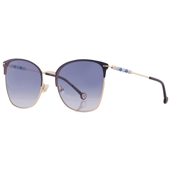 Carolina Herrera Violet Shaded Butterfly Ladies Sunglasses CH 0036/S ...