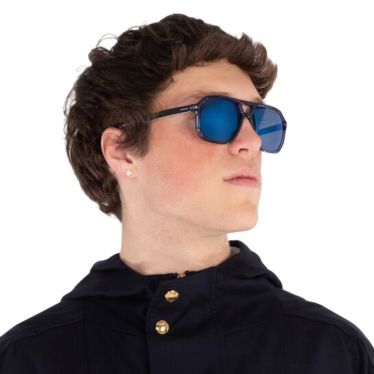 Carrera Blue Sky Mirror Navigator Men's Sunglasses CARRERA 302/S 0PJP ...