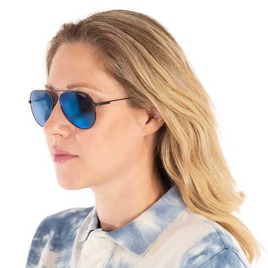 Carrera Blue Sky Pilot Unisex Sunglasses CARRERA 2031T/S 0003/XT 58 ...