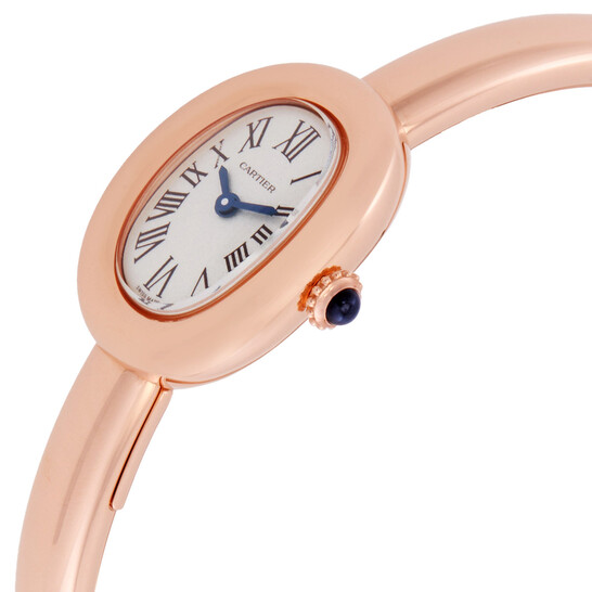 Cartier Baignoire Mini Model (Size 16) Silver Dial Watch WGBA0048 ...