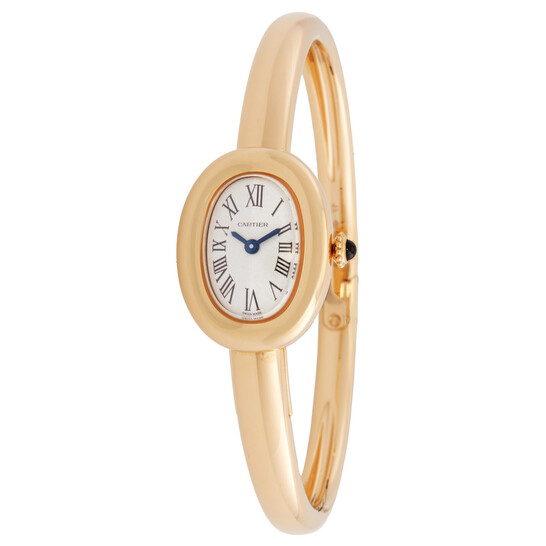 Cartier Baignoire Mini Model Silvered Dial Ladies Watch WGBA0044 ...