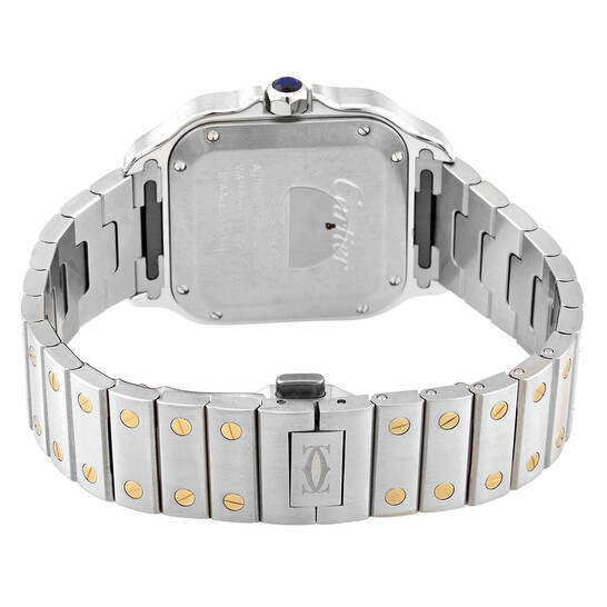 Cartier Santos Automatic Medium Size Silver Dial Ladies Watch W2SA0016 ...