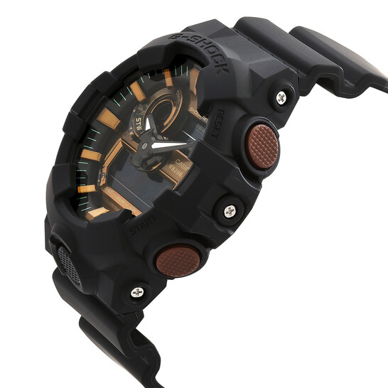 Casio GA-700 Alarm Quartz Analog-Digital Men's Watch GA-700RC-1A ...
