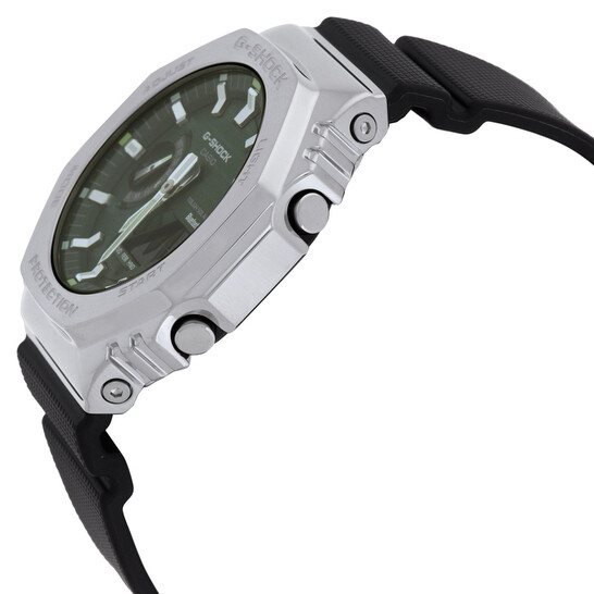 Casio G-Shock Alarm Analog-Digital Green Dial Watch GBM2100A-1A3 ...