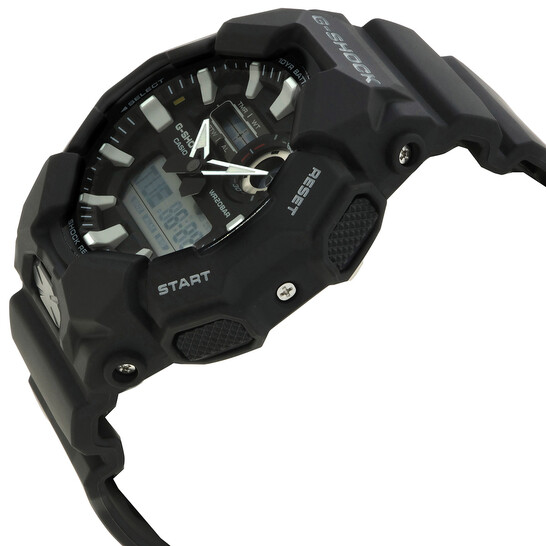 Casio G-Shock Alarm World Time Quartz Analog-Digital Black Dial Men's ...