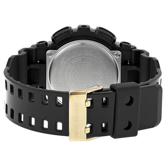 Casio G-Shock Alarm World Time Quartz Analog-Digital Black Dial Men's ...