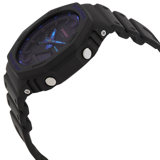 Casio G-Shock Alarm World Time Quartz Analog-Digital Black Dial Men's ...