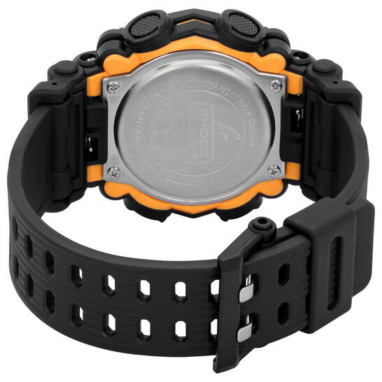 Casio G-Shock Alarm World Time Quartz Analog-Digital Black Dial Men's ...