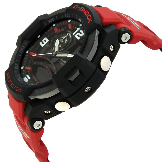 Casio G-Shock Alarm World Time Quartz Analog-Digital Black Dial Watch ...