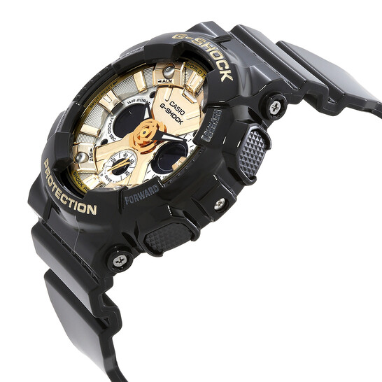 Casio G-Shock Alarm World Time Quartz Analog-Digital Gold Dial Ladies ...