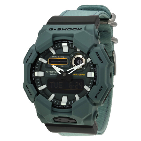 Casio G-Shock Alarm World Time Quartz Analog-Digital Watch GA-010CE ...