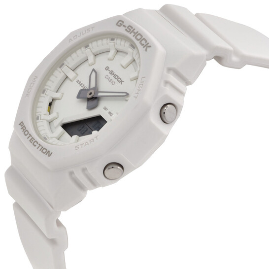 Casio G-Shock Alarm World Time Quartz Analog-Digital White Dial Ladies ...