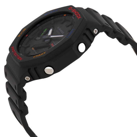 Casio G-SHOCK Alarm World Time Quartz Black Dial Men's Watch GA-B2100FC ...