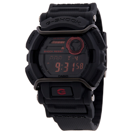 Casio G-Shock Alarm World Time Quartz Digital Black Dial Watch GD-400-1 - Watches, G-Shock ...