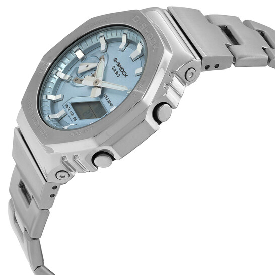 Casio G-Shock G-Steel 2100 Series Quartz Blue Dial Men's Watch GM2110D ...