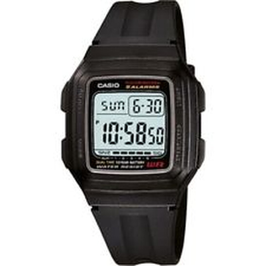 Casio Illuminator Men's Dual Time Digital Watch F-201WA-1A - Watches, Illuminator - Jomashop