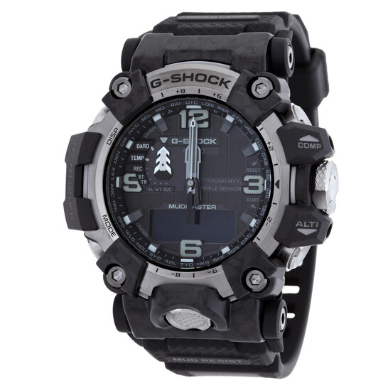 Casio Mudmaster Alarm World Time Analog-Digital Men's Watch GWG2000-1A1 ...