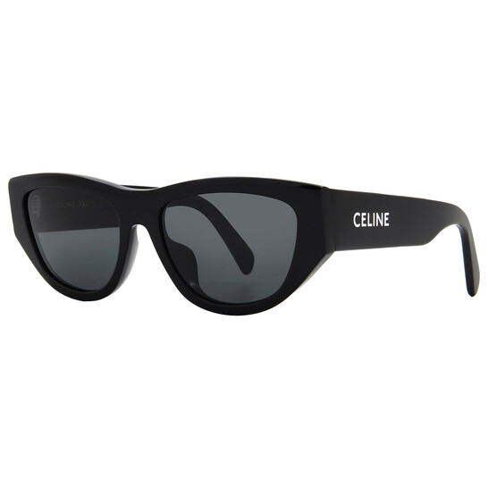 Celine Monochroms Grey Cat Eye Ladies Sunglasses CL40278U 01A 55 ...
