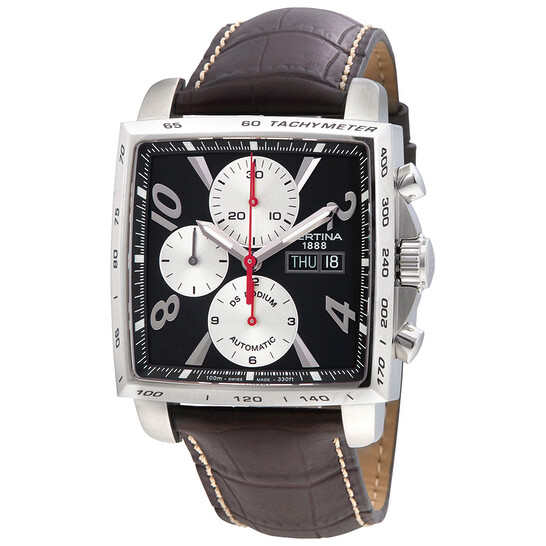 Certina DS Podium Automatic Chronograph Black Dial Men's Watch C001.514.16.057.00 7612307120553 ...