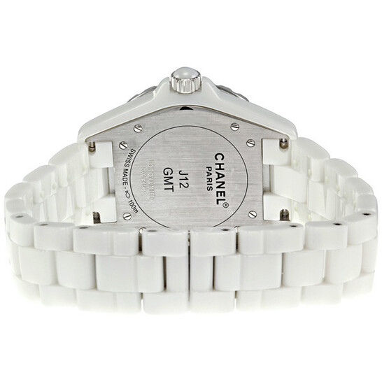 Chanel J12 GMT White Ceramic Unisex Watch H2126 845960023993 - Watches ...