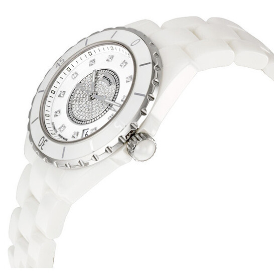 Chanel J12 White Ceramic Unisex Watch H1759 845960005104 - Watches, J12 ...