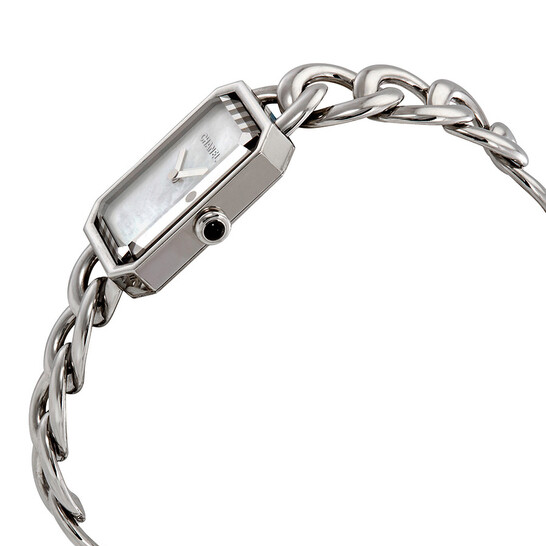 Chanel Premiere Mother of Pearl Dial Stainless Steel Ladies Watch H3251 ...