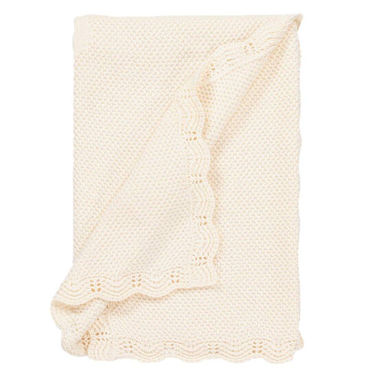 Chloé Baby Girls Ivory Knit Blanket C20192-148 3143163894875 - Jomashop