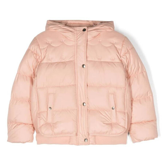 Chloé Girls Hooded Puffer Jacket, Size 10Y C16439-45K - Clothing, Chloé ...