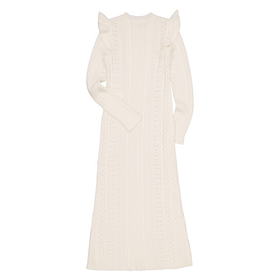 Chloé Ladies Snow White Wool Cash Knit Dress, Size X-Small ...