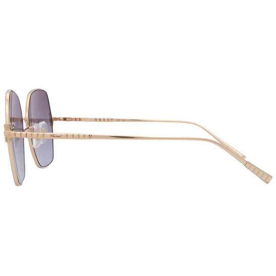 Chopard Blue Briwn Mirror Gradient Butterfly Ladies Sunglasses SCHL02M 300L 57 190605500811 ...