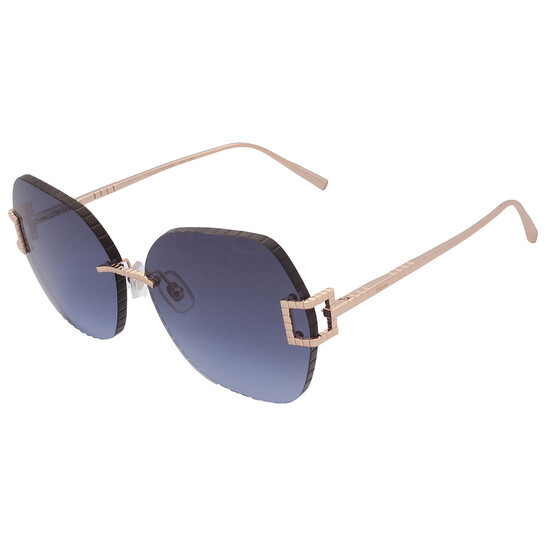 Chopard Blue Gradient Butterfly Ladies Sunglasses SCHG31M 0300 64 ...