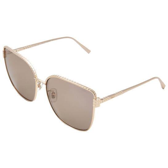 Chopard Brown Butterfly Ladies Sunglasses SCHG67M 300X 63 190605460573 - Sunglasses - Jomashop