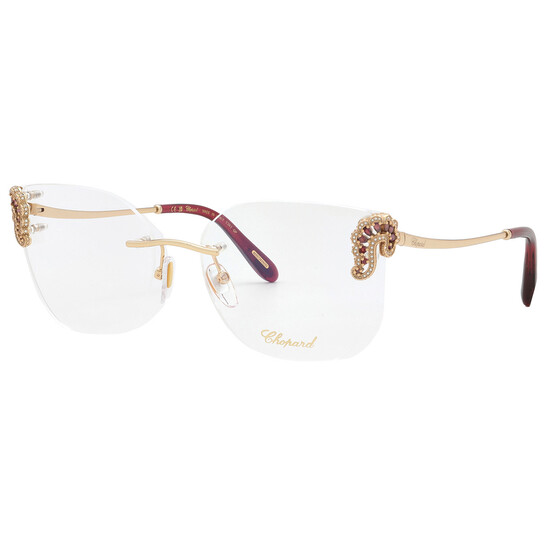 Chopard Demo Cat Eye Ladies Eyeglasses VCHG04S 300Y 56 190605377307 - Eyeglasses - Jomashop