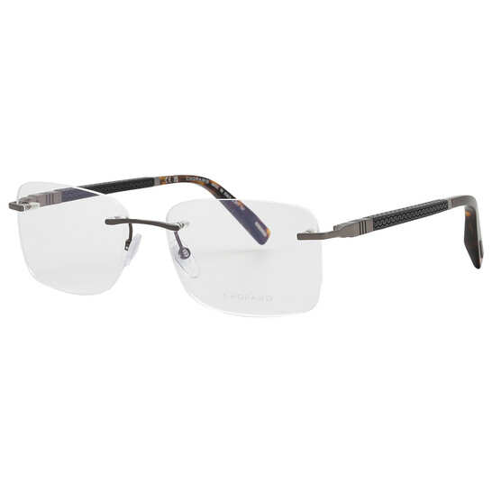 Chopard Demo Rectangular Men's Eyeglasses VCHF58 0K59 56 190605324288 - Eyeglasses - Jomashop