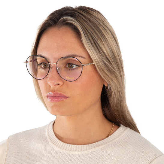 Chopard Demo Round Ladies Eyeglasses VCHF71M 301 55 190605360743 - Eyeglasses - Jomashop