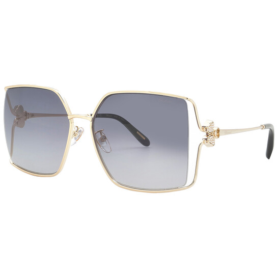 Chopard Grey Gradient Square Ladies Sunglasses SCHG68S 0300 62 ...