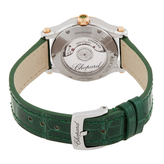 Chopard Happy Sport Automatic Green Dial Ladies Watch 278573-6032 ...