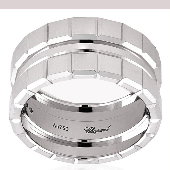 Chopard Ice Cube 18K White Gold Ring, Size 57 827004-1014 - Ladies ...