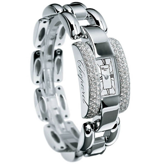 Chopard La Strada Diamond 18kt White Gold Ladies Watch 41/6547 416547 ...