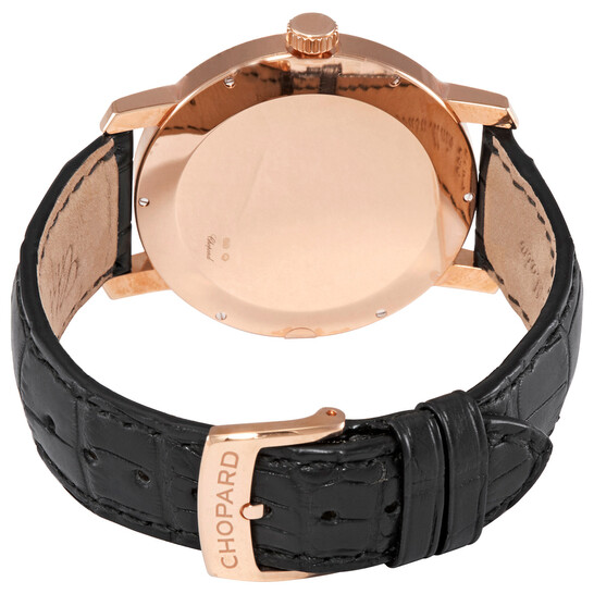 Chopard Classic Automatic 18kt Rose Gold White Dial Men's Watch 161278 ...