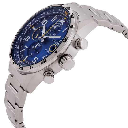 Citizen Avion Chronograph Eco-Drive Blue Dial Men's Watch CA0790-59L ...