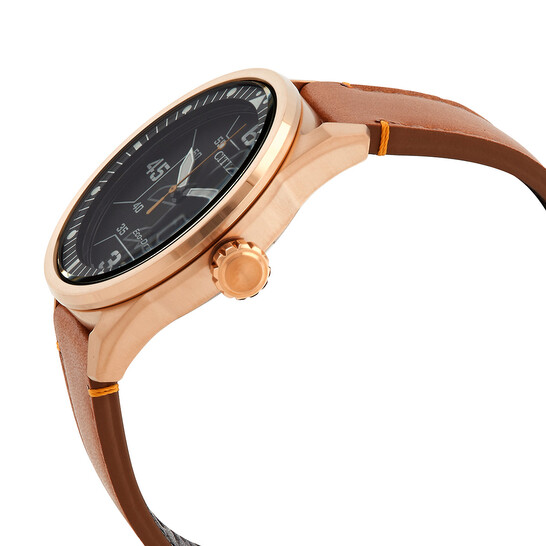 Citizen Avion Eco-Drive Black Dial Men's Watch AW1733-09E - Watches ...